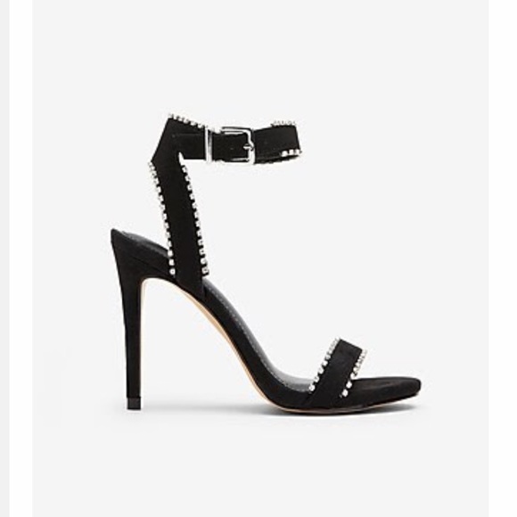 Express | Shoes | Express Crystal Strappy Heeled Sandals | Poshmark